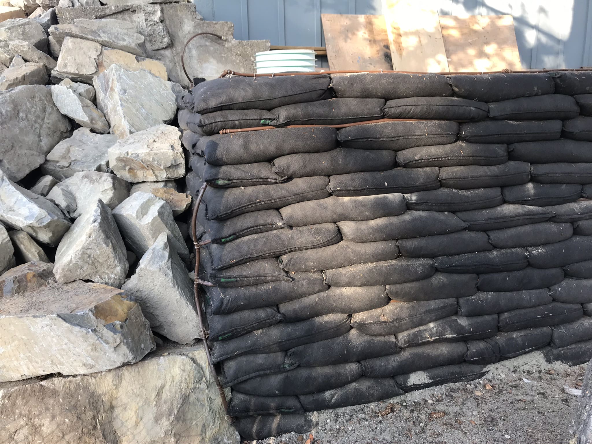 Retaining Walls - Canadian Rockies Landscape